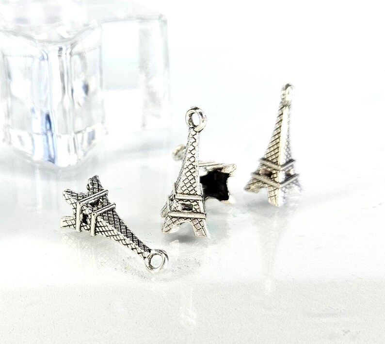6 Pc Lots Eiffel Tower Charms, Paris Charms, France Charms, Charms ...