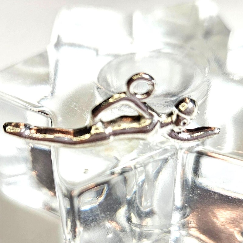 Swimmer Charm - Etsy