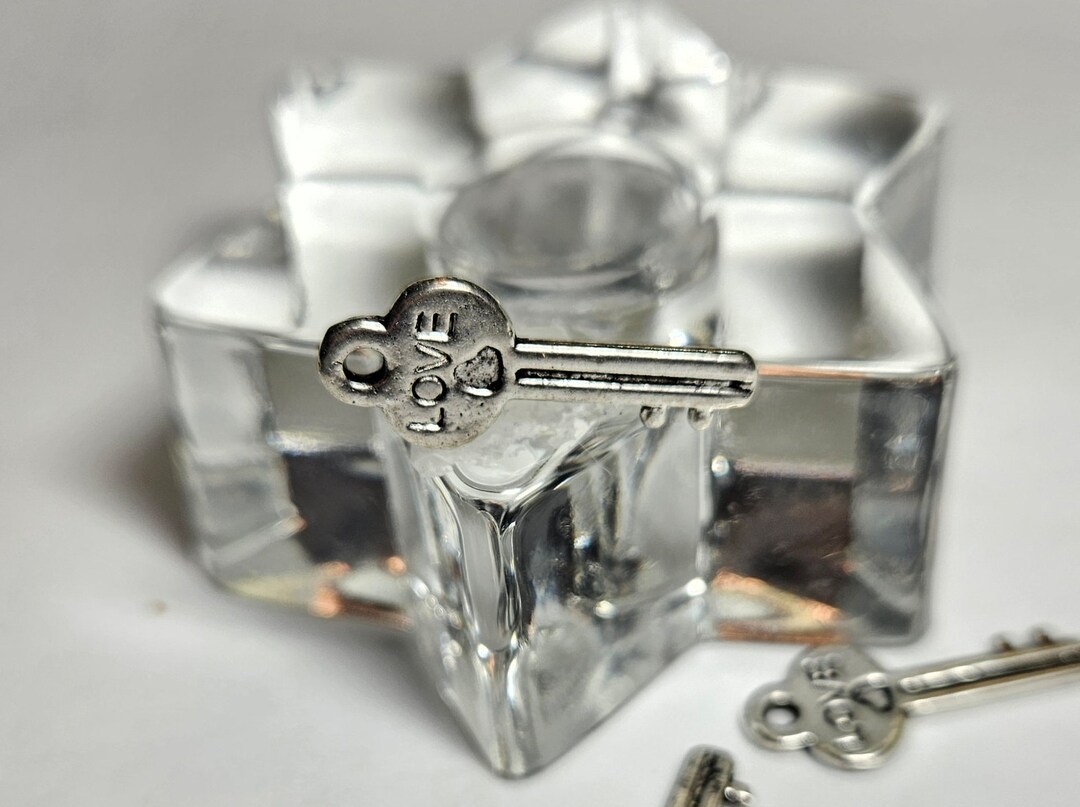 Love Key Charm, House Key, Door Key Charm, Key to My Heart Charm, Dual ...