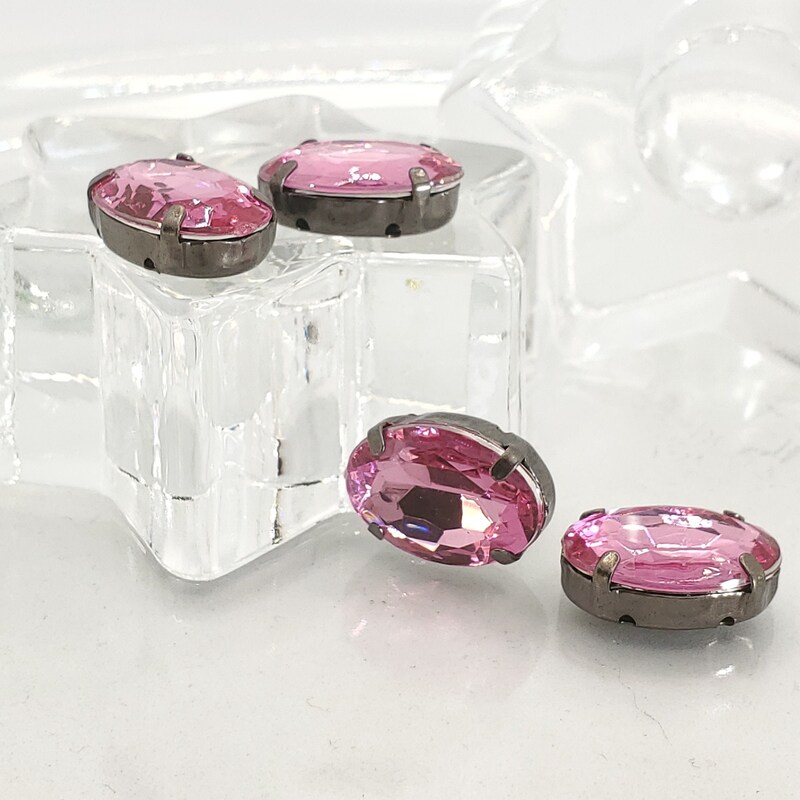 Large Oval Shaped Crystals - Etsy