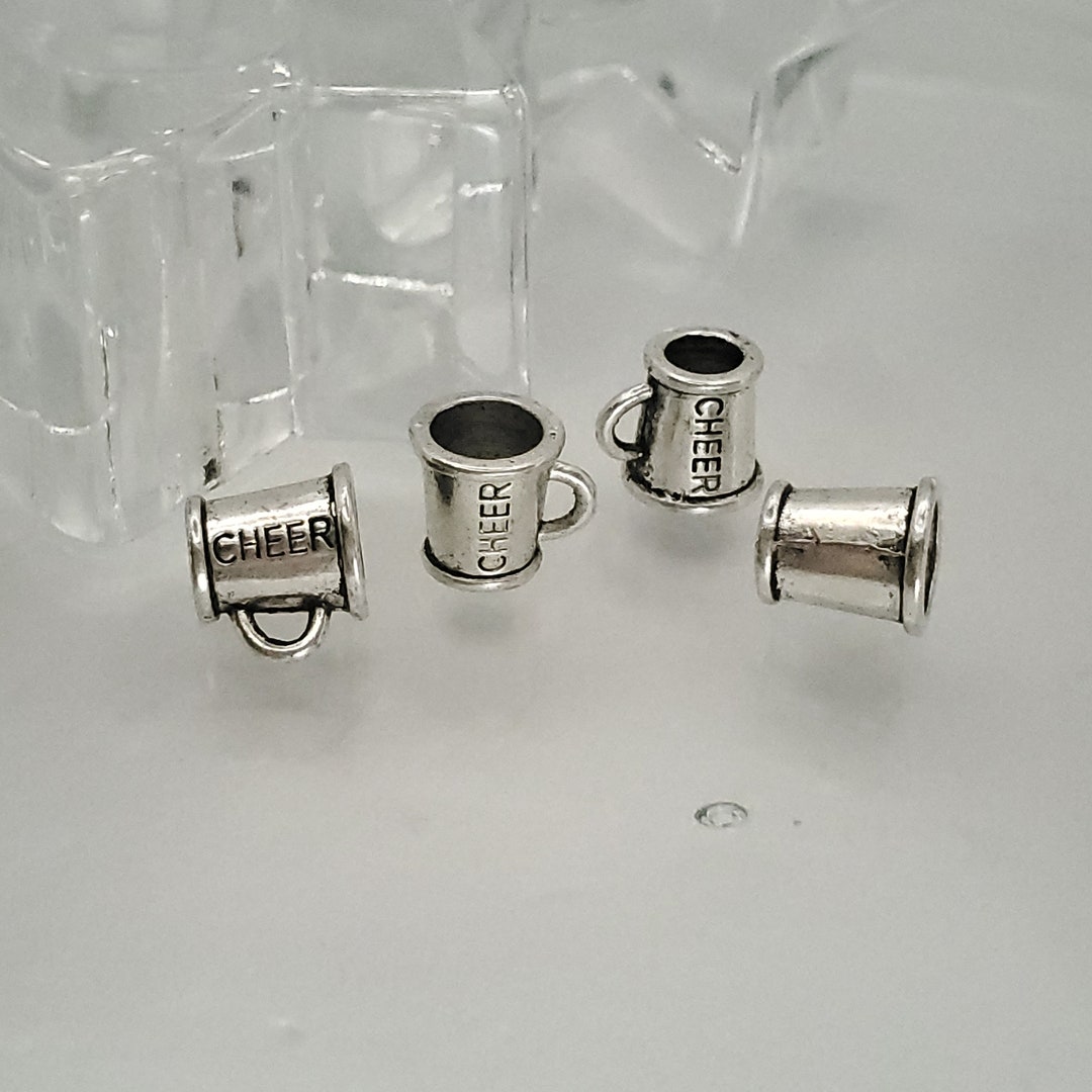 Cheerleader Cheer Megaphone Charm / Pendants 9x10mm 4mm Hole Ships From ...