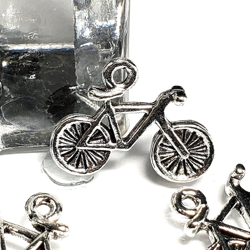 Bicycle Charm - Etsy