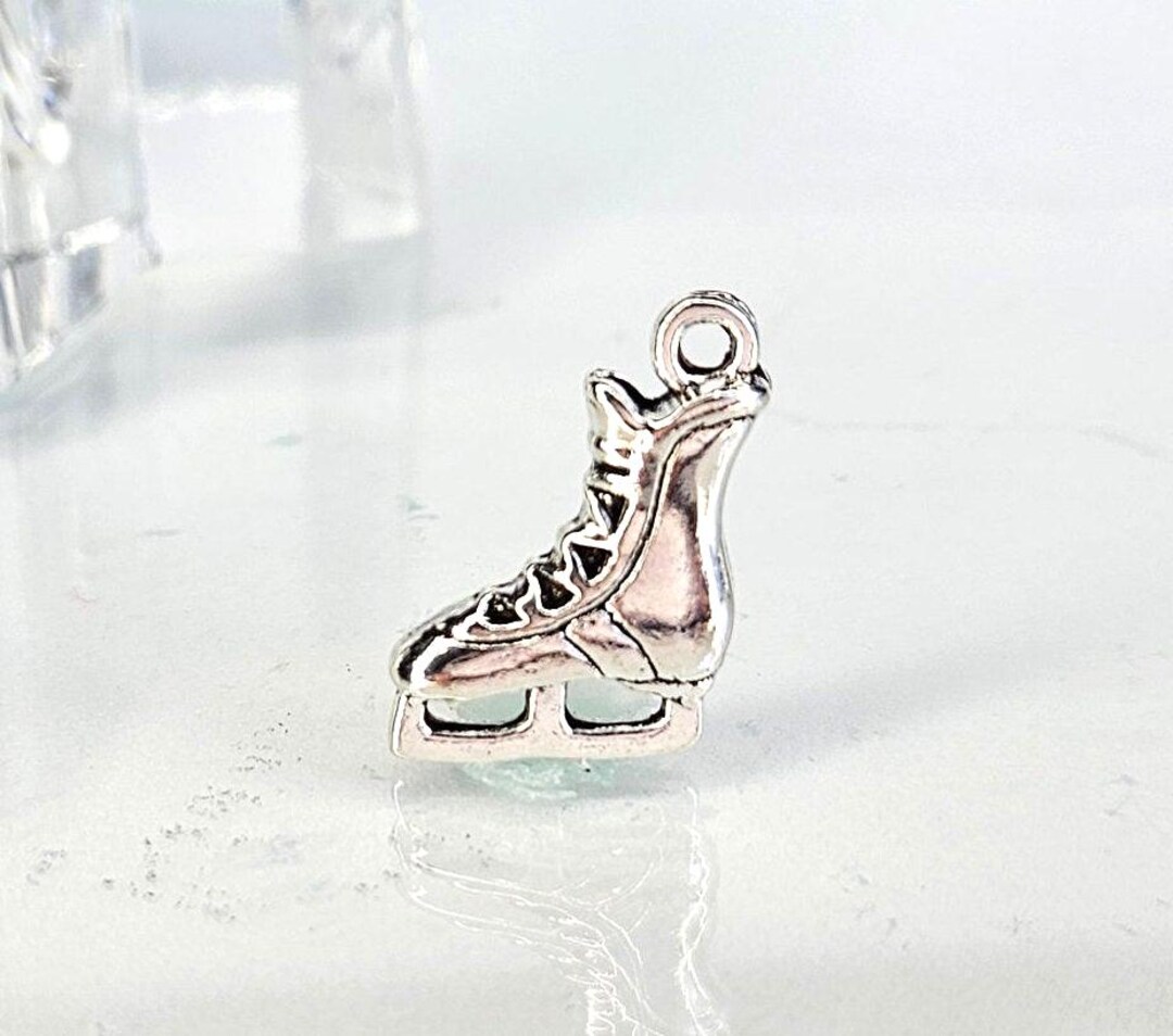 Ice Skate Charm, Ice Skates Charm, Ice Skater Charm, Ice Arena Charm ...