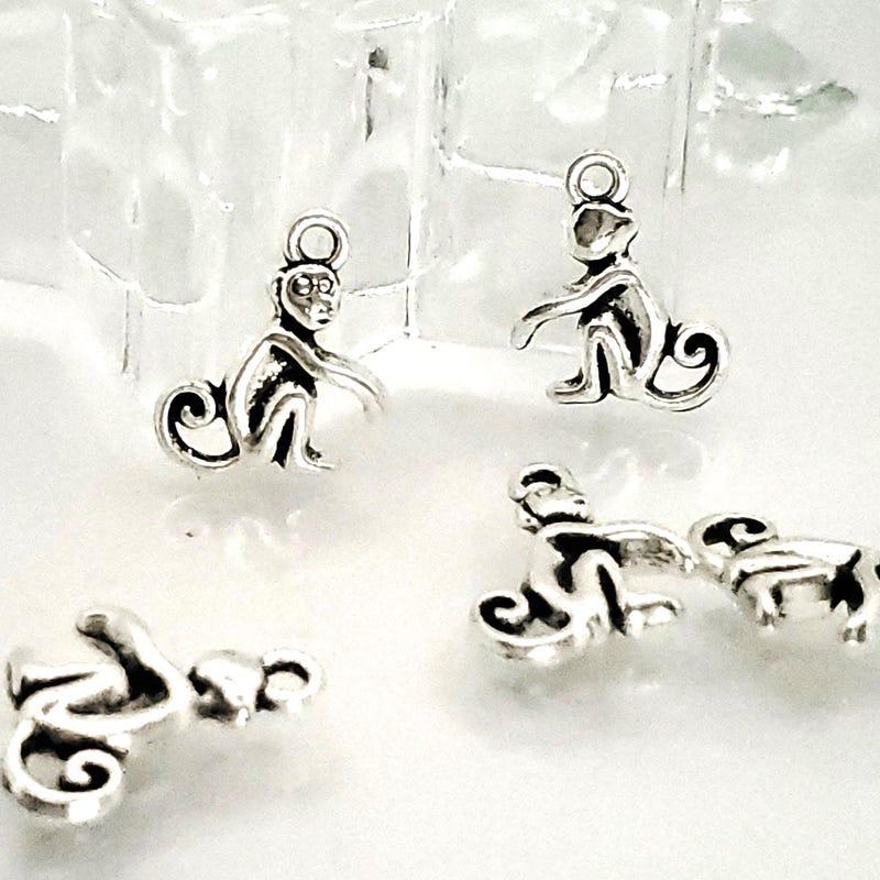 Monkey Charm - Etsy
