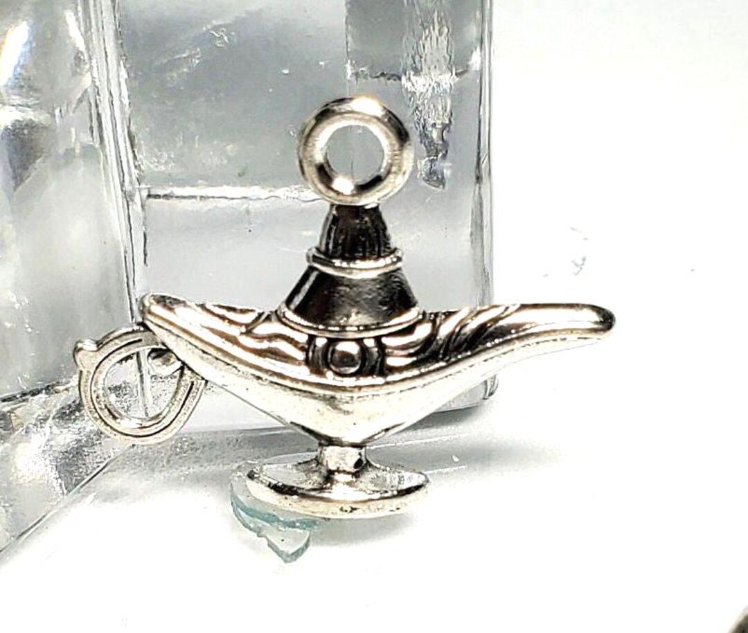 Magic Lamp, Aladdin's Lamp Charm, Genie Charm, Lantern Charm, Lamp ...