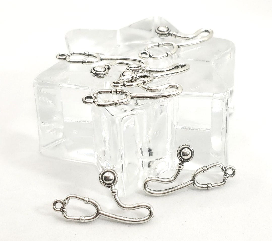 Stethoscope Charms, Medical Charms, Nurse Charms, Pendants, Dual Sided ...