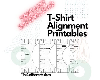 Tshirt Ruler Printable | Etsy