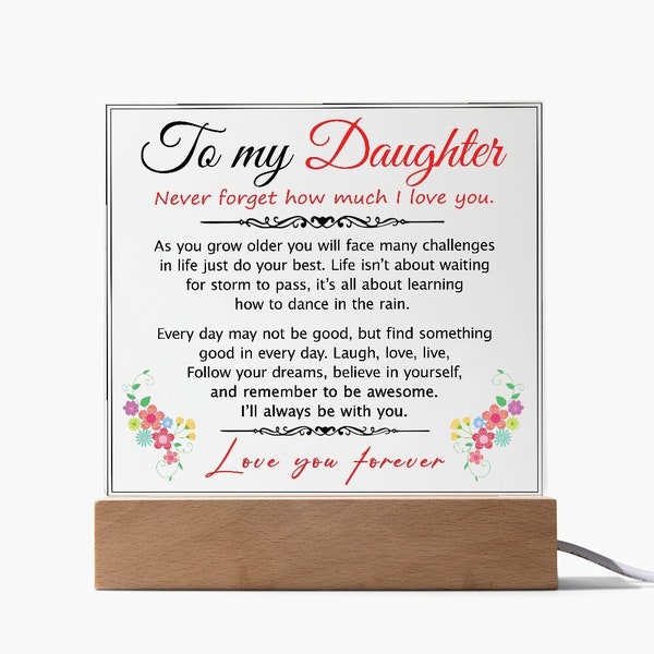 Daughter Plaque - Etsy