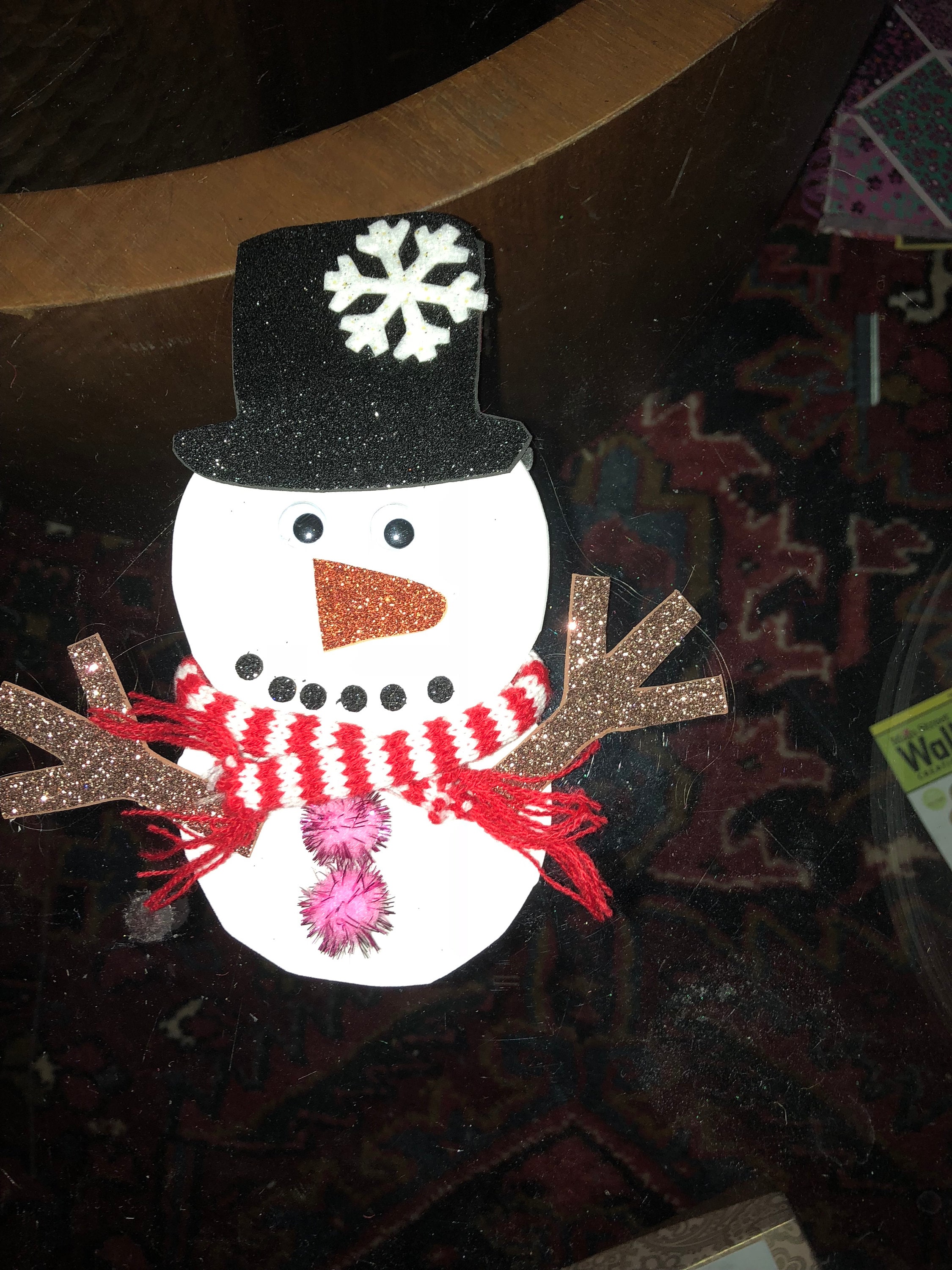 Snowman Craft - Etsy