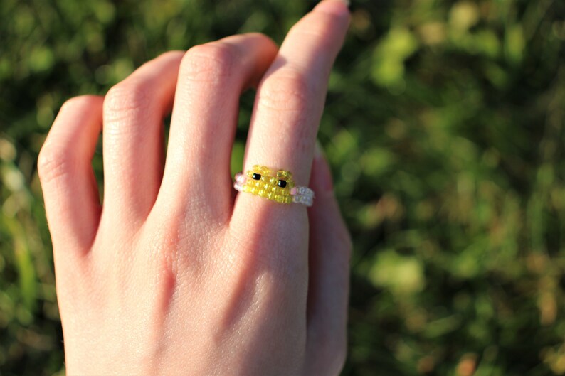 Transparent Frog Ring - Etsy