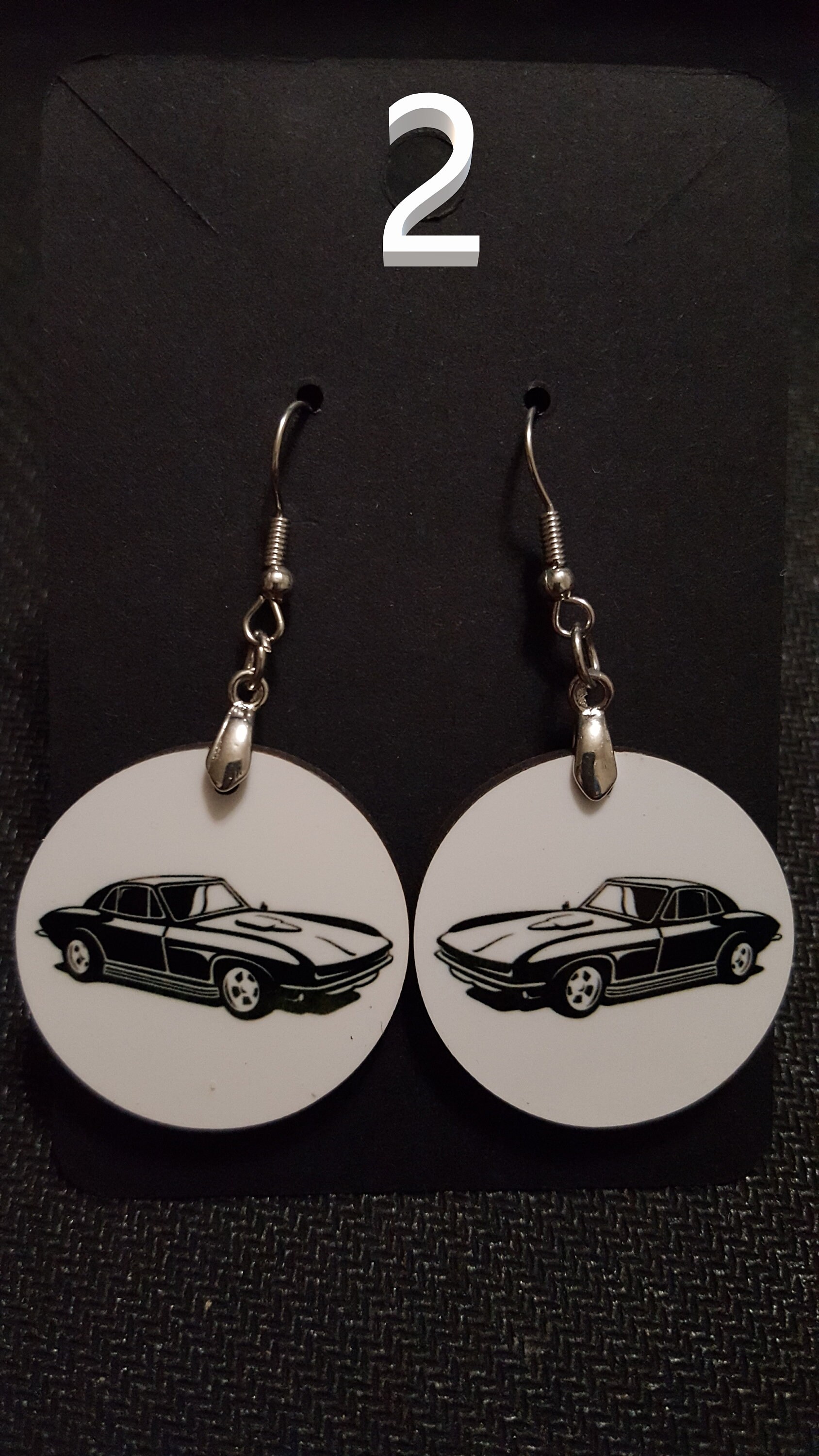 Corvette Earrings! Showoff Your Car Anytime! 4 Styles to Choose From ...
