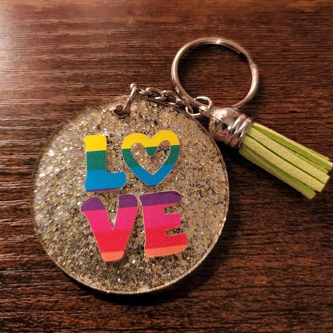 Acrylic Pride Keychain, Pride Month Accessories, Rainbow, Proud ...