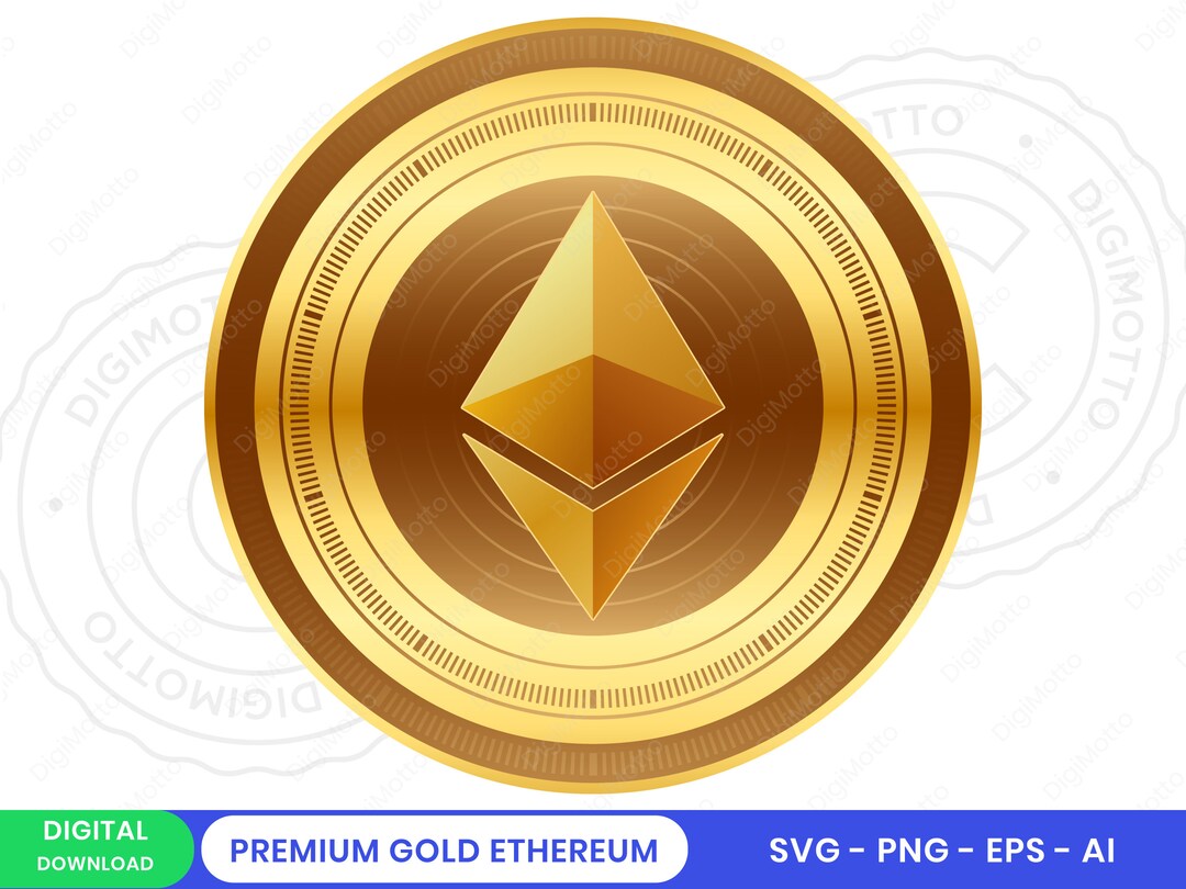 Ethereum SVG Ethereum Gold Digital Ethereum SVG Ethereum Transparent ...