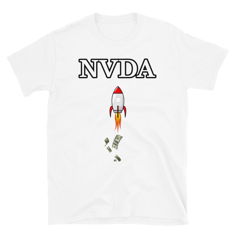 NVIDIA Stock Ticker T-shirt (NVDA) | Stock Market Investor and Trader ...