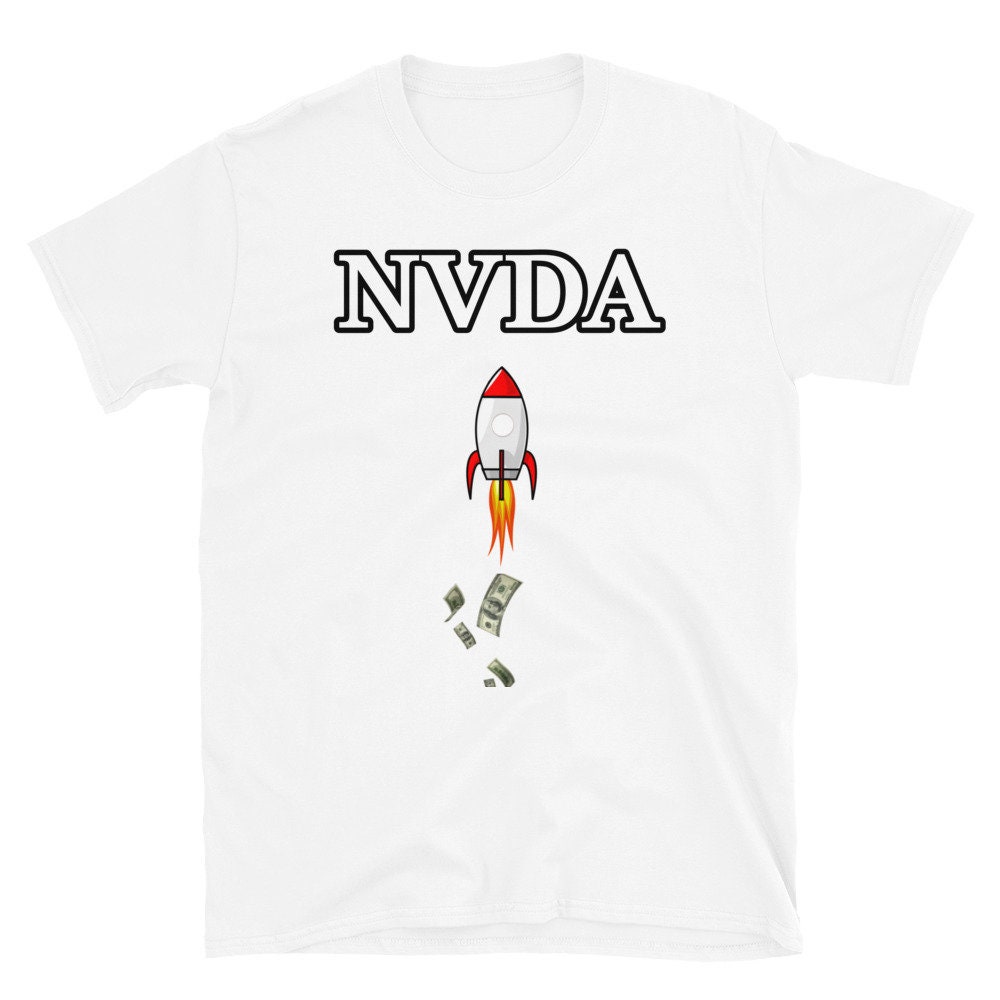 NVIDIA Stock Ticker T-shirt NVDA Stock Market Investor and Trader Gift ...