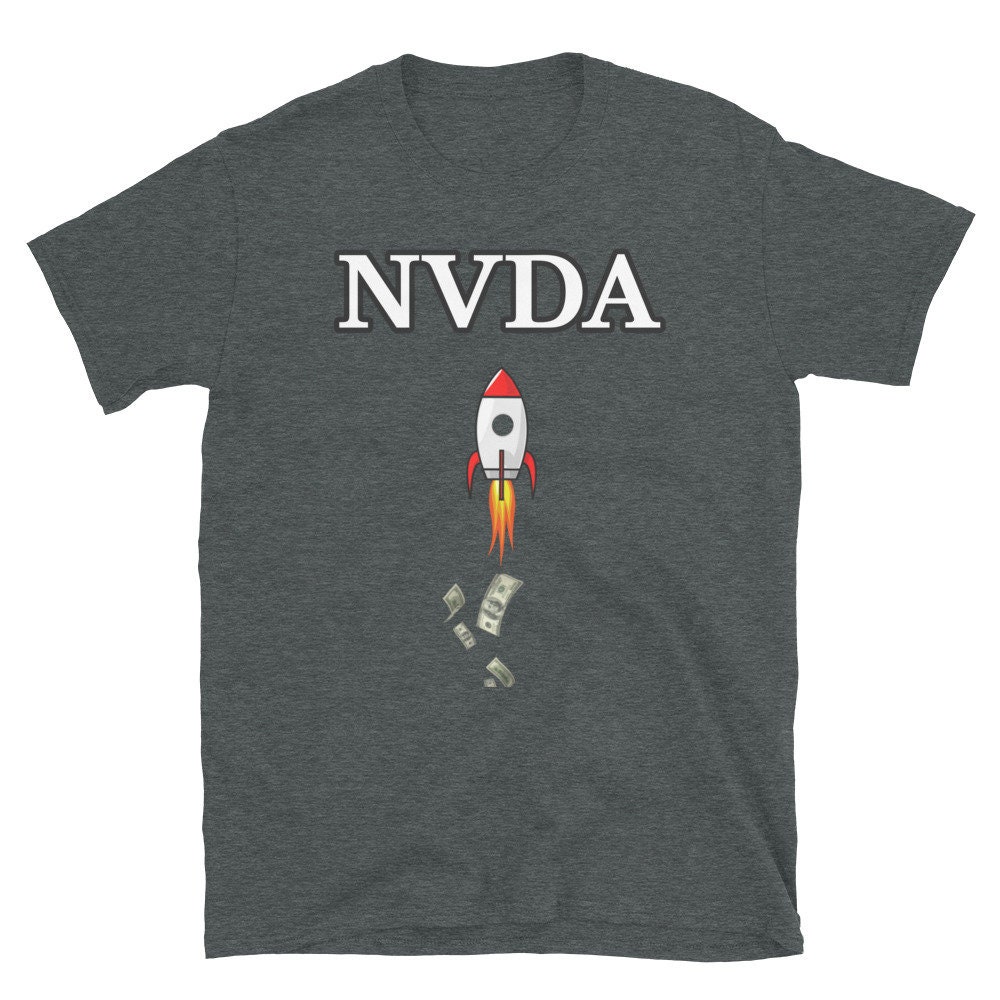 NVIDIA Stock Ticker T-shirt (NVDA) | Stock Market Investor and Trader ...