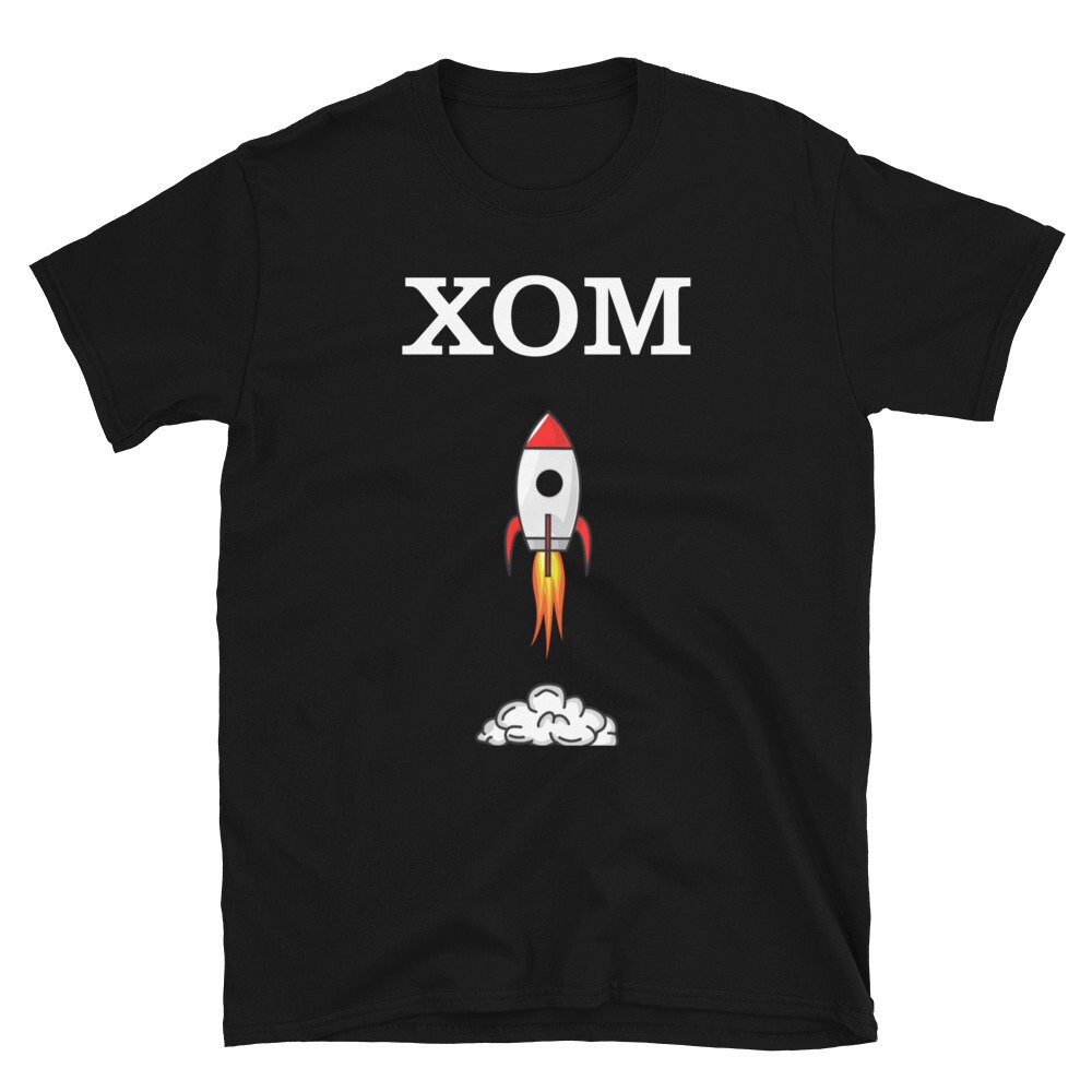 Exxon Mobil XOM Stock Ticker T-shirt Stock Market Investor Finance Gift ...