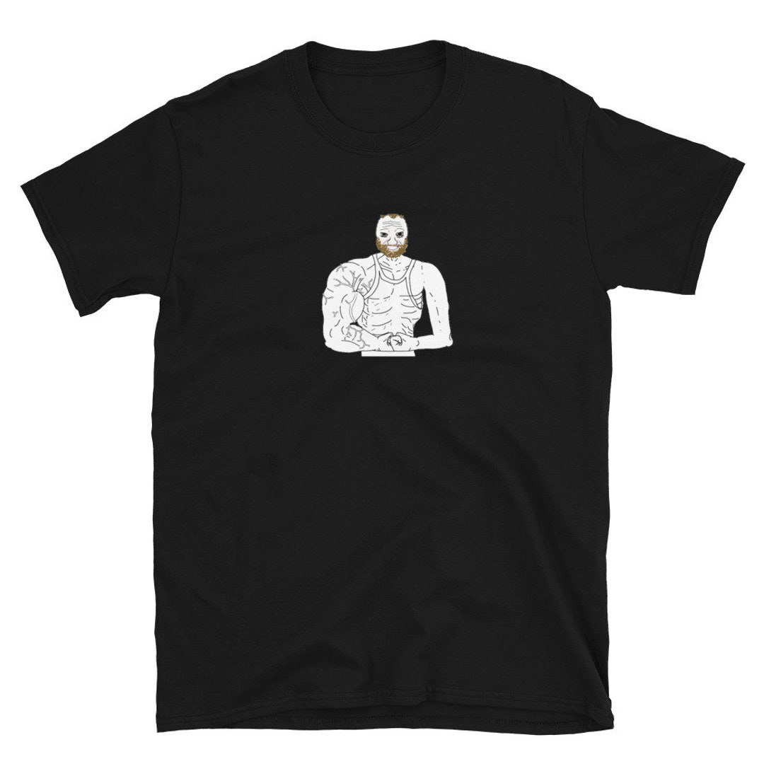 Wojak Coomer Flexing Doomer Zoomer Merch Dank Meme Gift T-shirt Npc ...