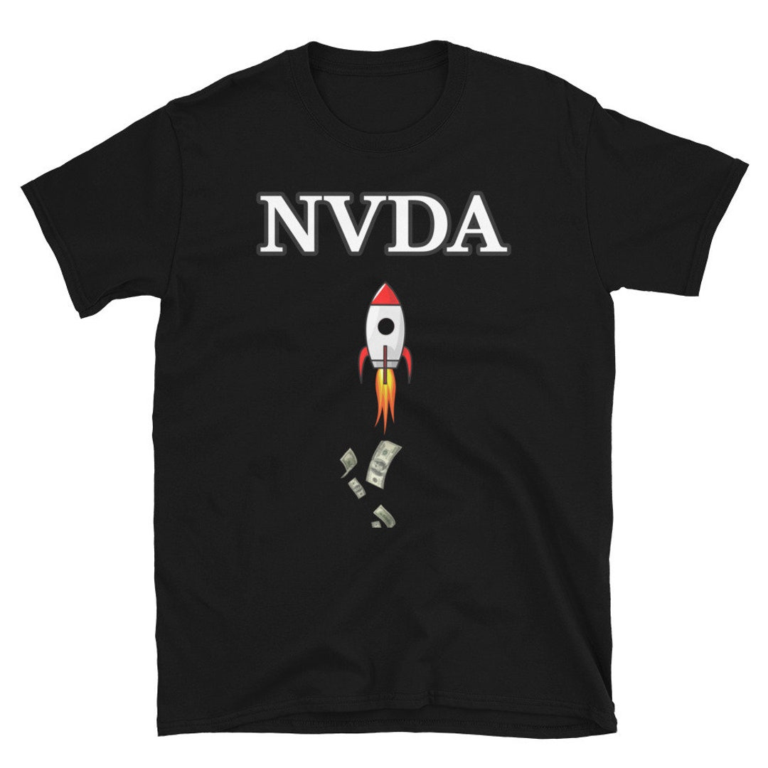 NVIDIA Stock Ticker T-shirt (NVDA) | Stock Market Investor and Trader ...
