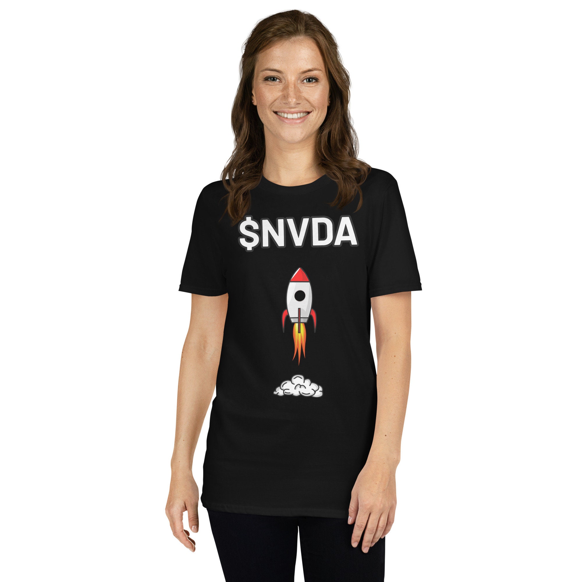 NVIDIA Stock Ticker T-shirt NVDA Stock Market Investor and Trader Gift ...
