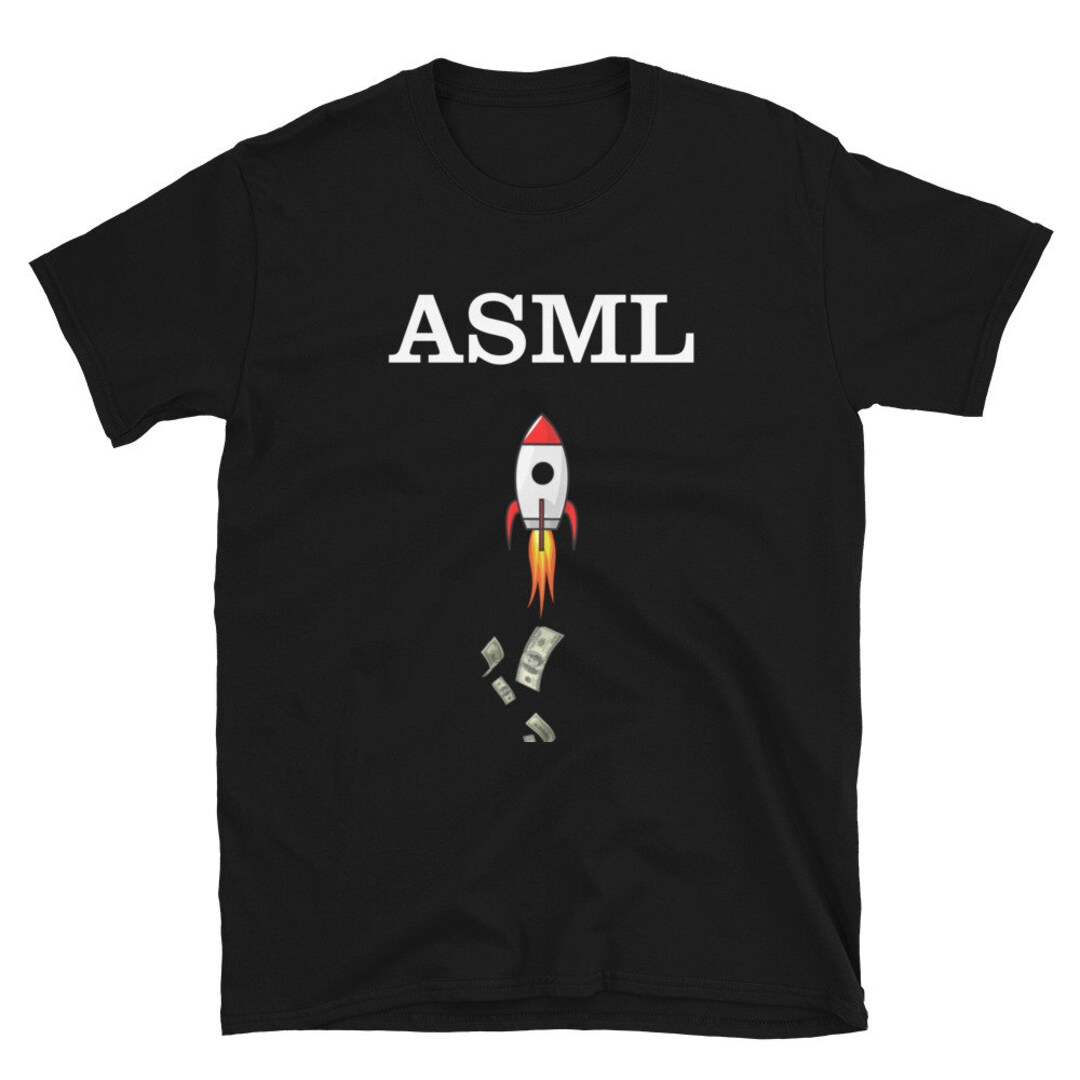 ASML Holding ASML Stock Ticker T-shirt Gift Idea for Stock Market Trader, Investor, Enthusiast ...