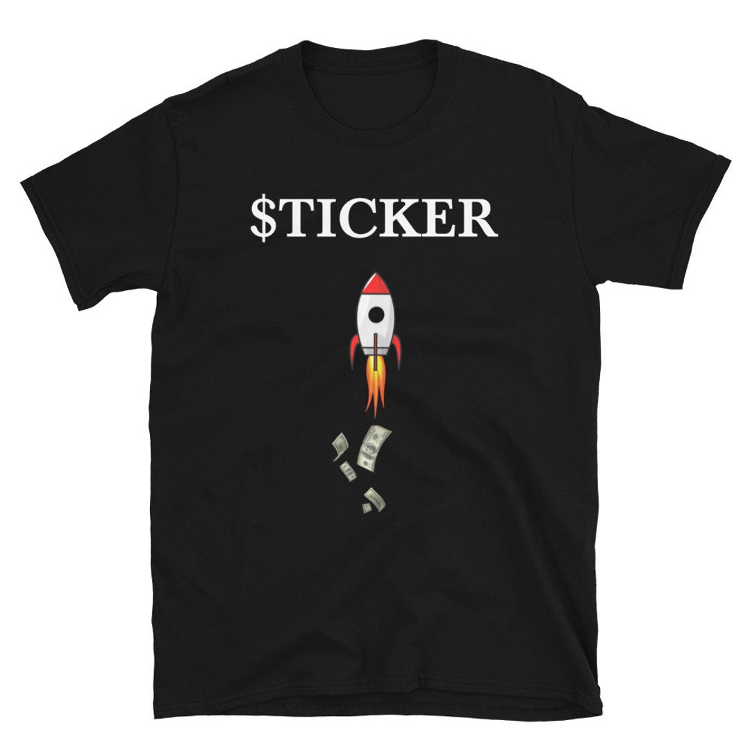Custom Stock Market Ticker T-shirt | Investor Gift | Trader Merch ...