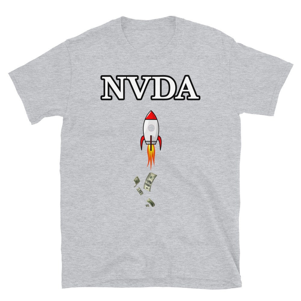 NVIDIA Stock Ticker T-shirt (NVDA) | Stock Market Investor and Trader ...
