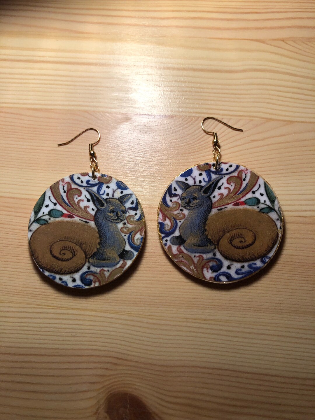 Medieval Snail Cat Earring - Etsy