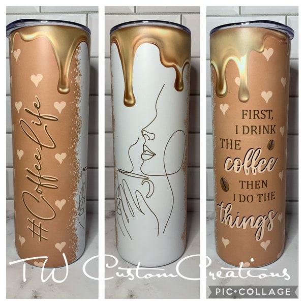 First I Drink Coffee - Etsy