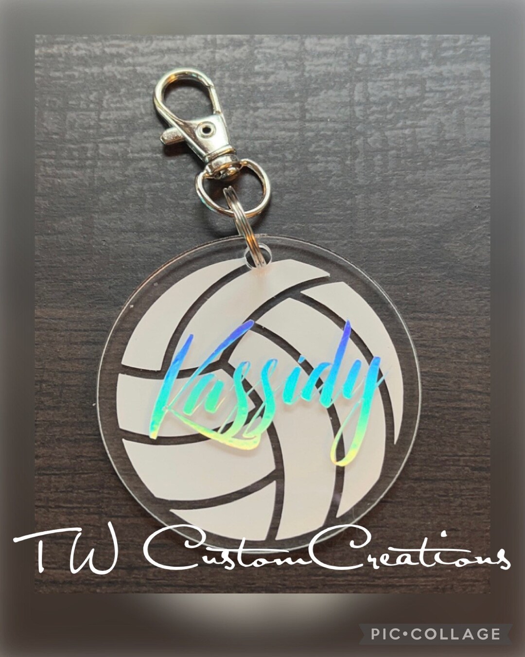 Volleyball Bag Clip, Volleyball Gift - Etsy