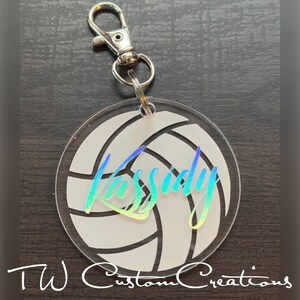 Volleyball Bag Clip, Volleyball Gift - Etsy