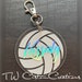 Volleyball Bag Clip Volleyball Gift - Etsy