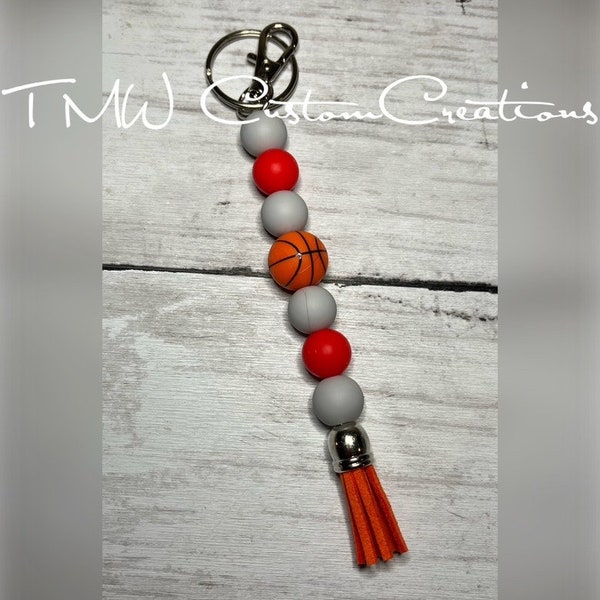 Basketball Keychain - Etsy