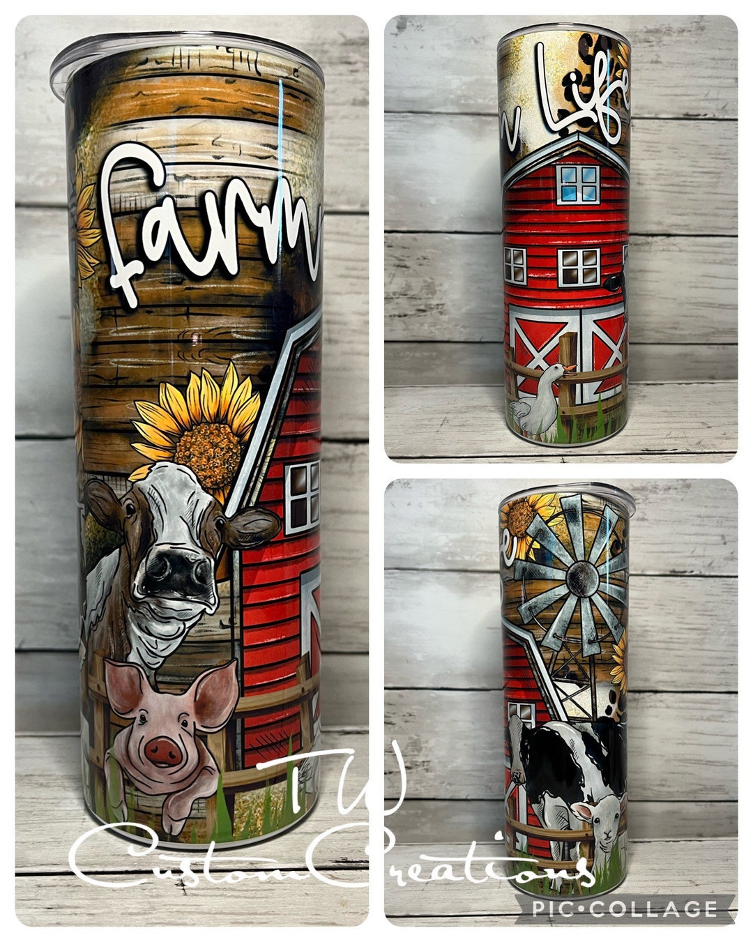 Farm Life Tumbler, Farm Cup - Etsy