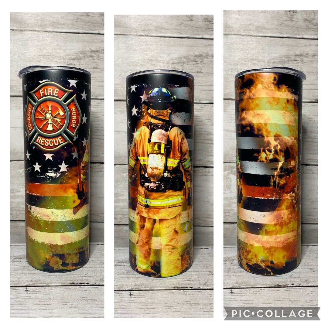 Firefighter Cup, Fireman - Etsy