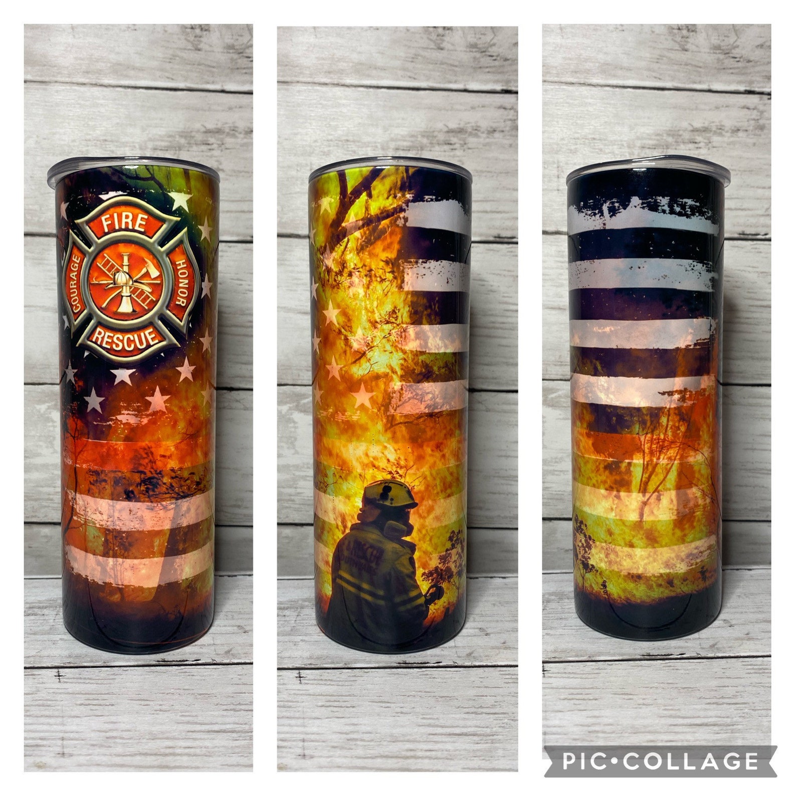 Firefighter Cup Fireman - Etsy