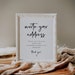 CARLY Baby Shower Write Your Address Sign Template, Write Your Address ...