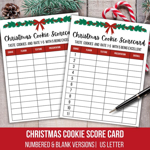 Bake off Score Cards - Etsy