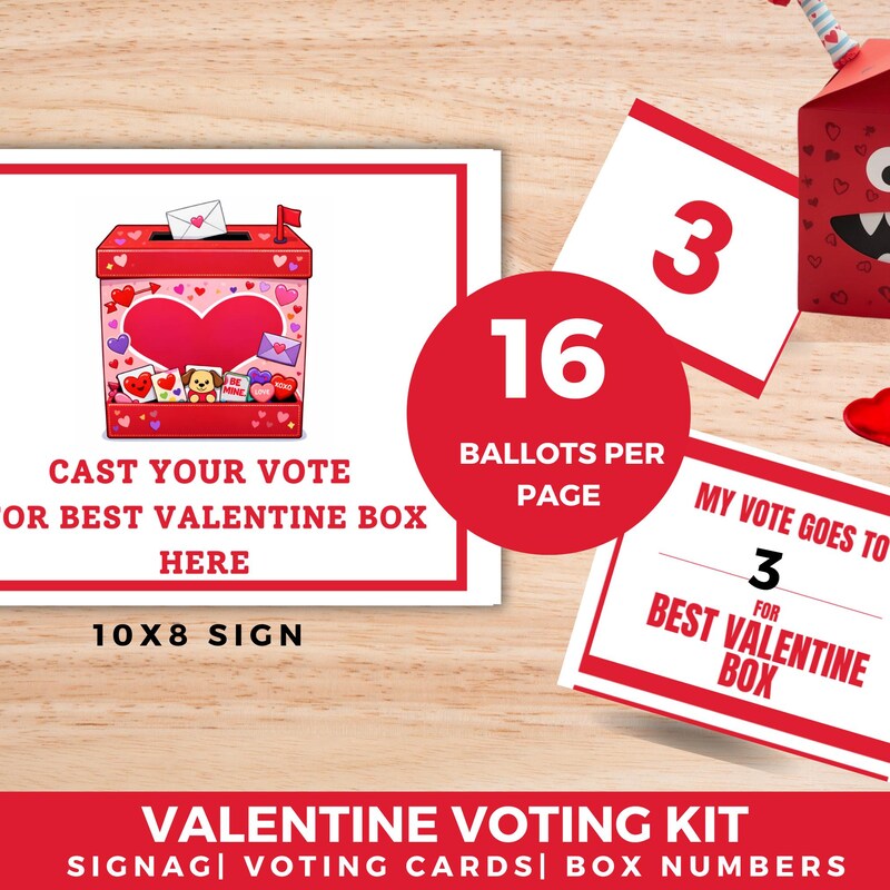 Valentine Ballot - Etsy