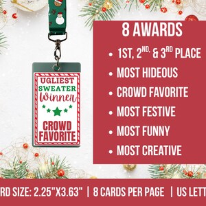 Ugly Sweater Winner Award Template , Ugly Sweater Winner, Tacky Sweater ...