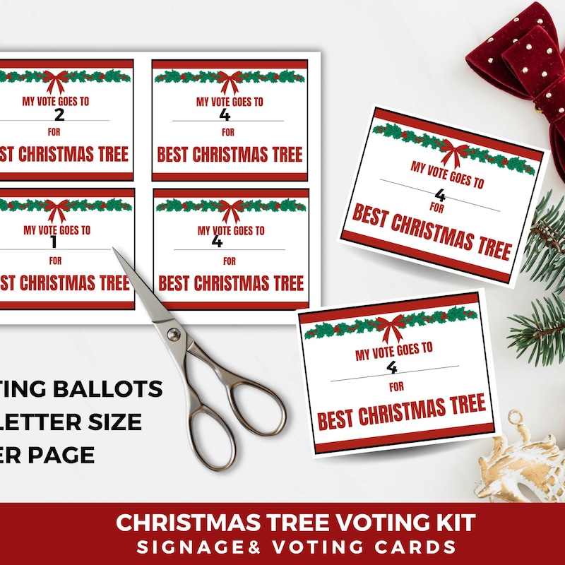 Voting Ballots Xmas - Etsy