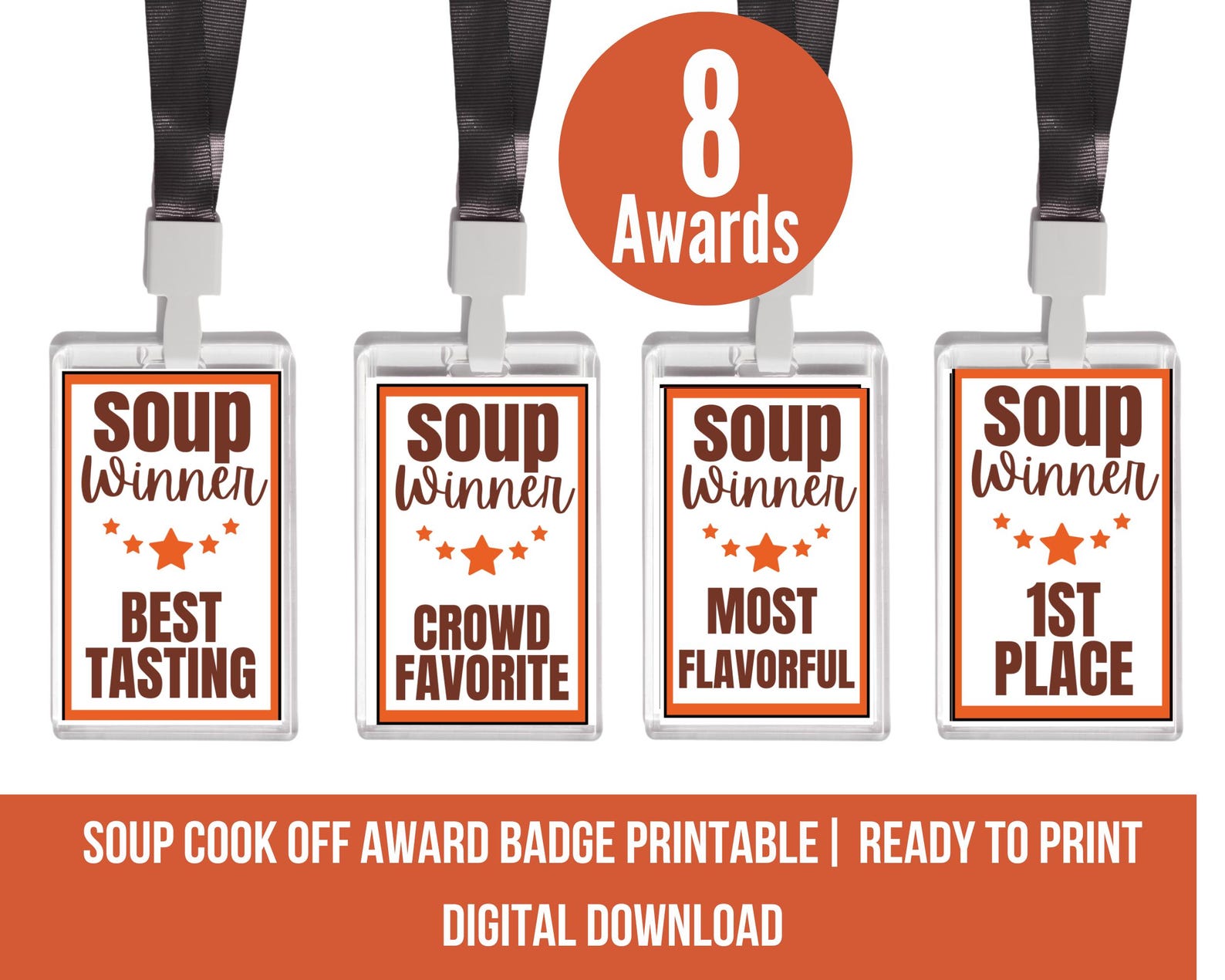 Soup Cook off Award Template , Best Soup Winner Award, Soup Contest ...