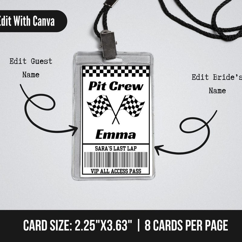 Pit Passes - Etsy