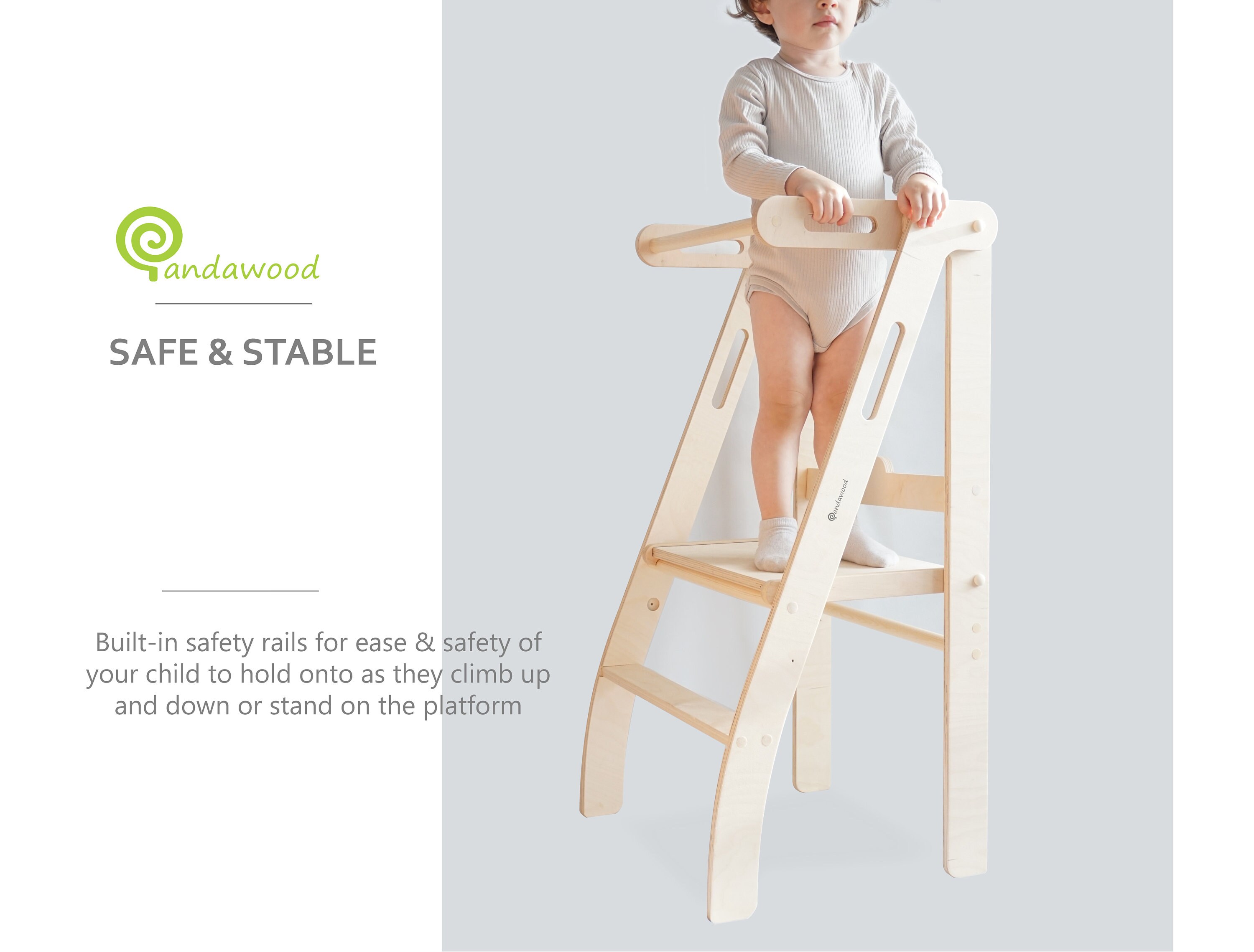 Folding Kitchen Tower Learning Helper Toddler Tower Foldable | Etsy