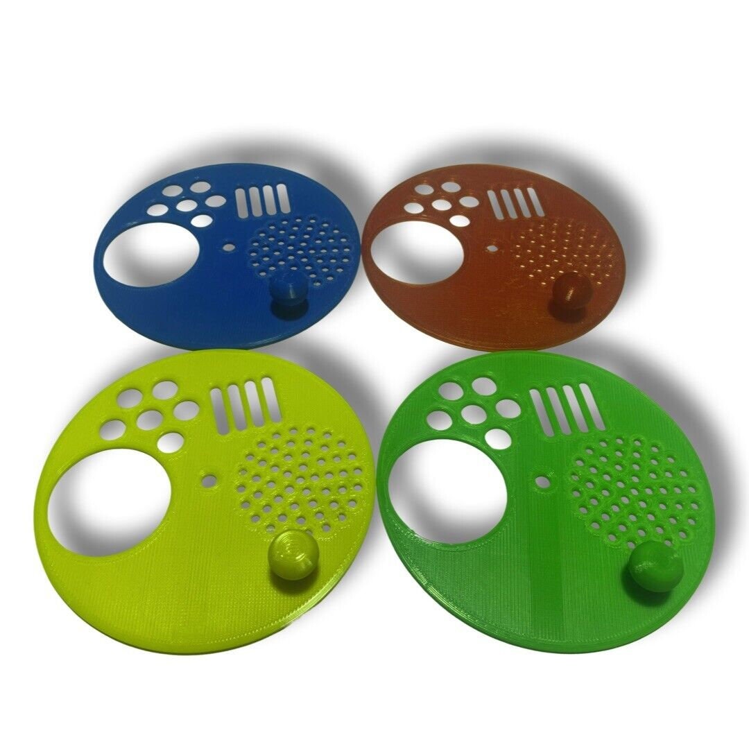 4PC 125mm Large Round Bee Hive Box Entrance Gate Disc Plastic Bee Nest ...