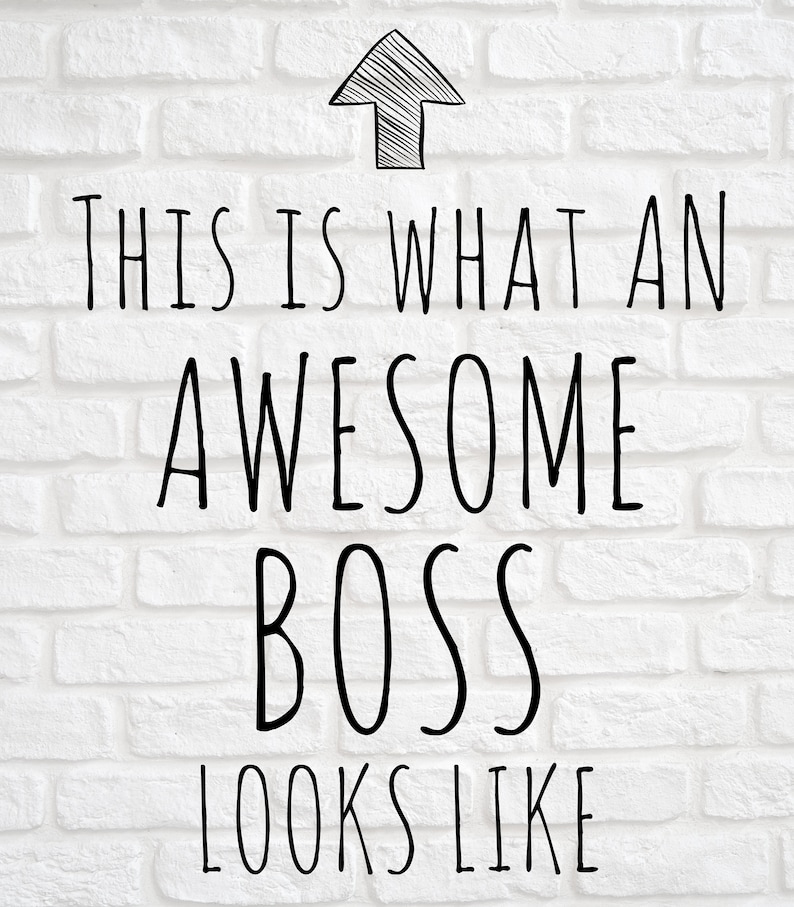 An Awesome Boss Svg Png Design File, Instant Download for Commercial ...
