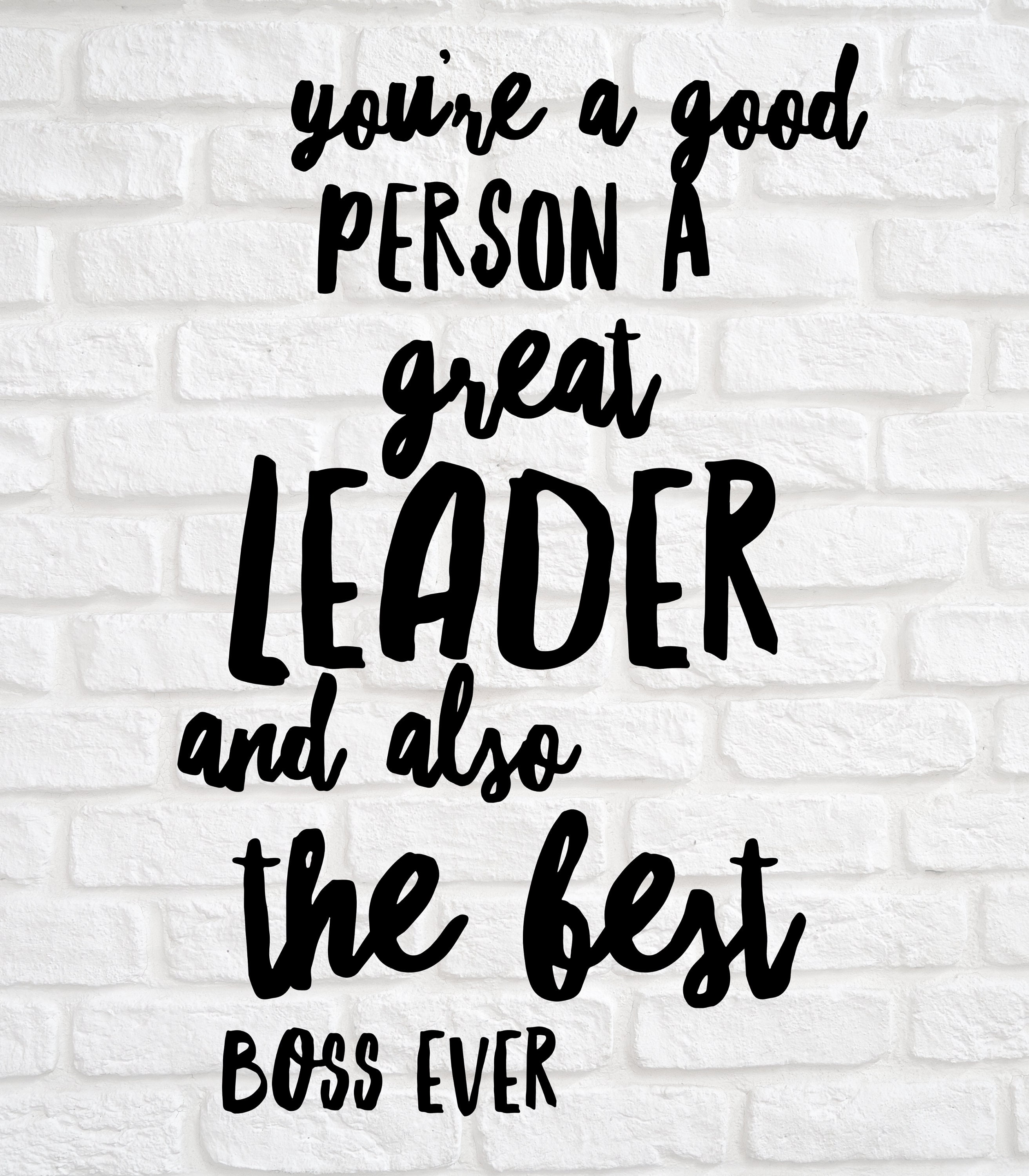 Good Guy Boss Template