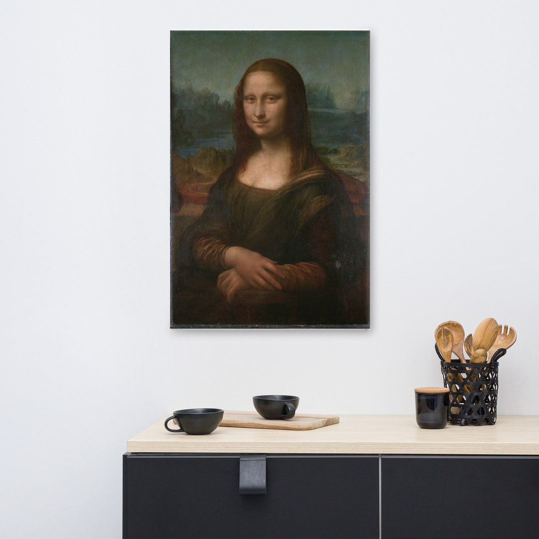 Leonardo Da Vinci's Portrait of Mona Lisa Del Giocondo (between 1503 ...