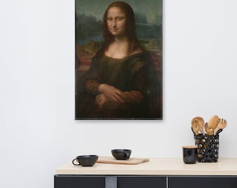 Leonardo Da Vinci's Portrait of Mona Lisa Del Giocondo between 1503 and ...