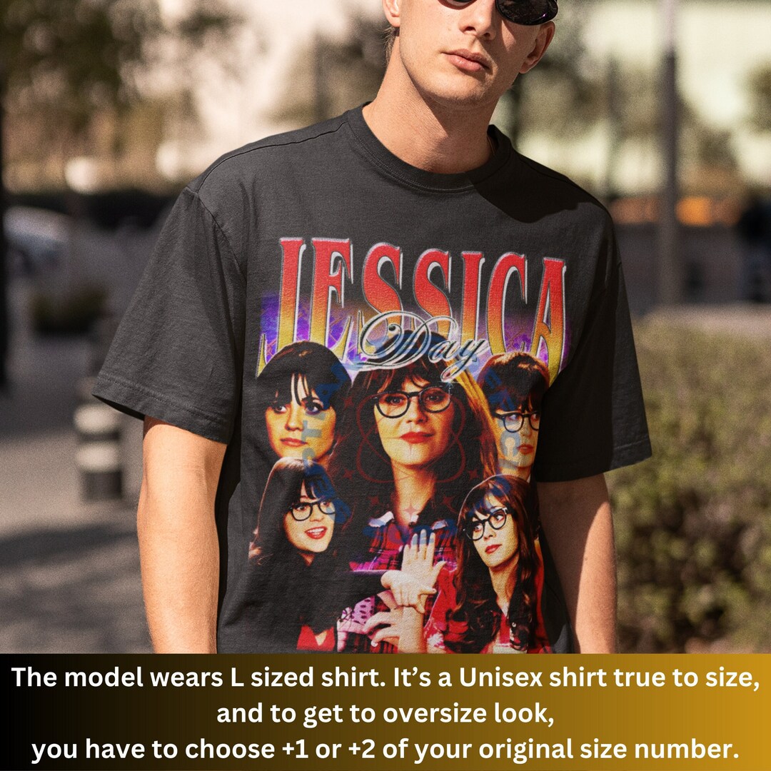 Limited Super Fresh Jessica Day Shirt, Homage Jessica Day 90s Vintage ...